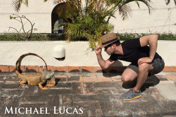 Michael Lucas and Iguana - Michael Lucas
